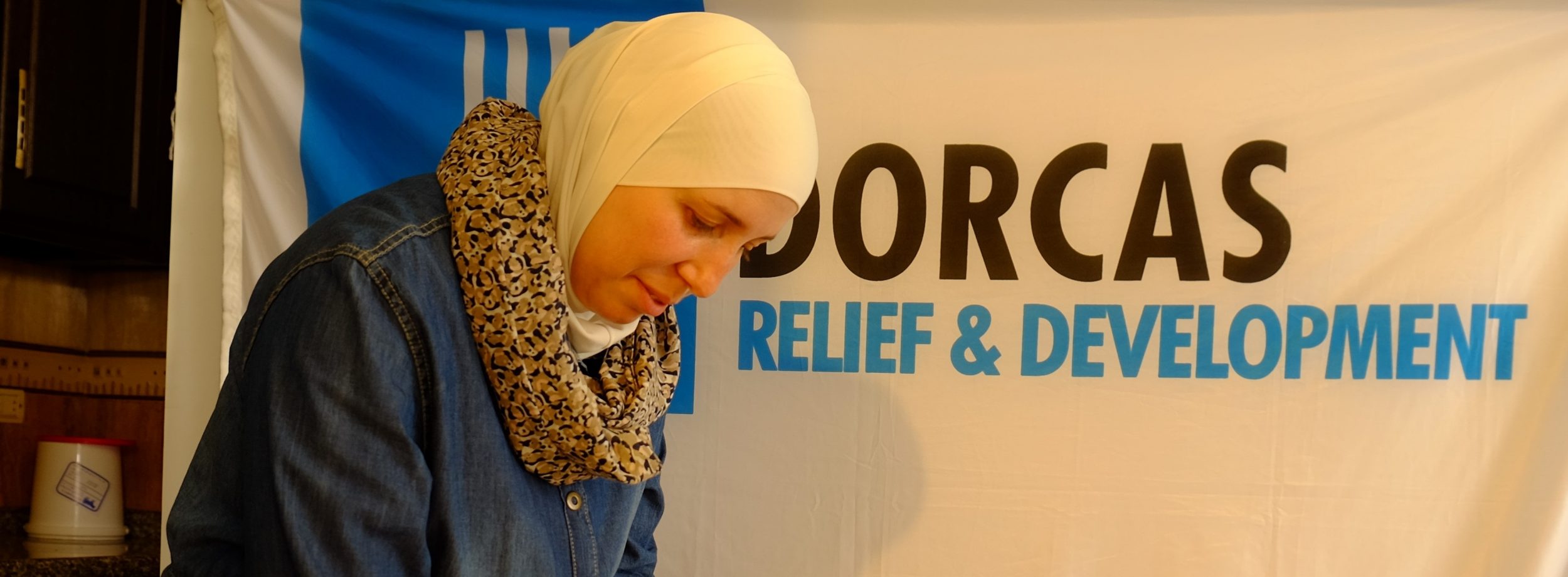Syrian Dorcas volunteer in UN exhibition - Dorcas